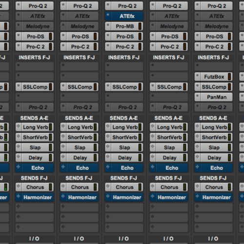 Pro Tools Vocal Template